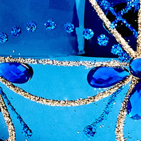 Harrods Glitter And Crystal-embellished Bauble
