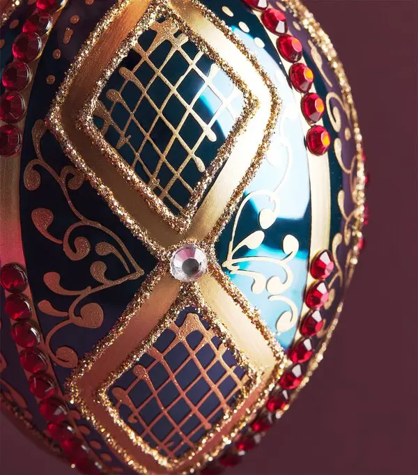 Harrods Crystal-embellished Egg Bauble