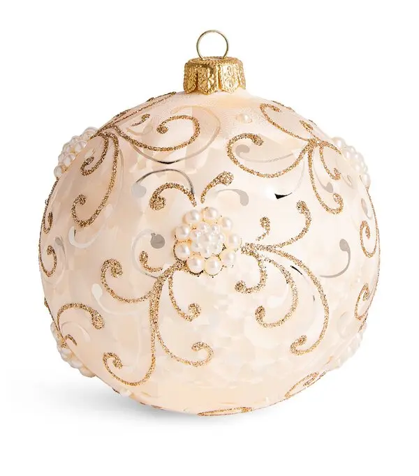 Harrods Faux Pearl Cluster Bauble - Silver