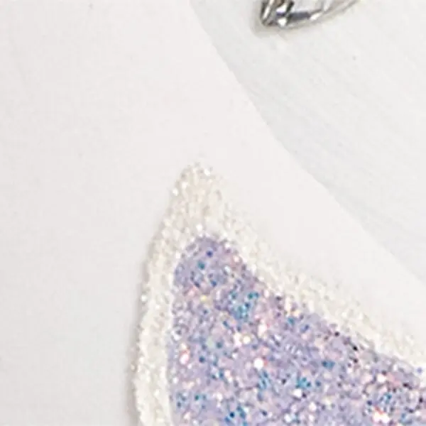 Harrods Glitter Floral Bauble