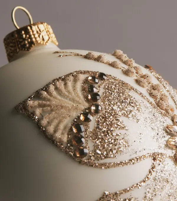 Harrods Glitter Butterfly Bauble