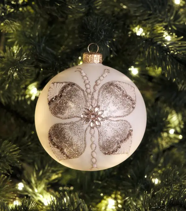 Harrods Glitter Butterfly Bauble