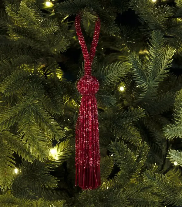 Harrods Beaded Tassel Tree Decoration