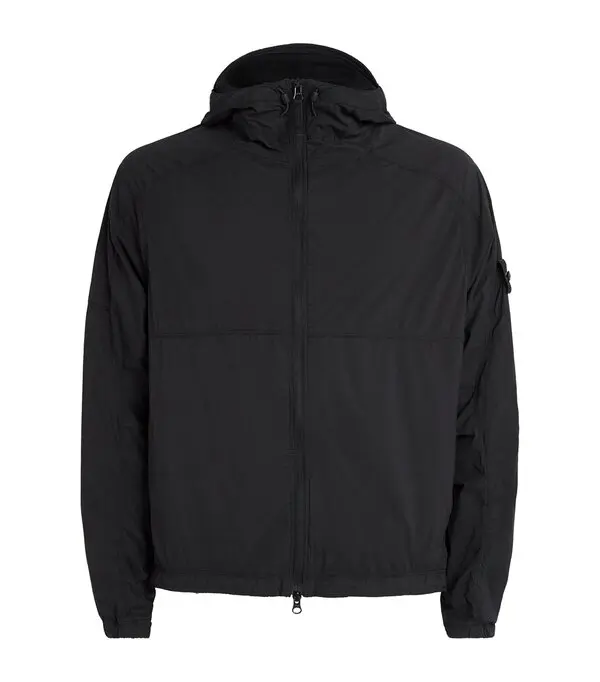 Stone Island Nylon Stretch-tc Hooded Zip-up Jacket