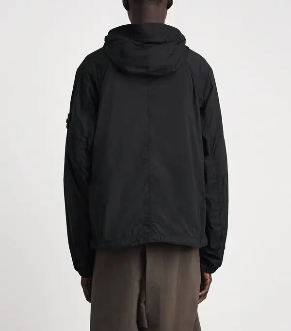 Stone Island Nylon Stretch-tc Hooded Zip-up Jacket