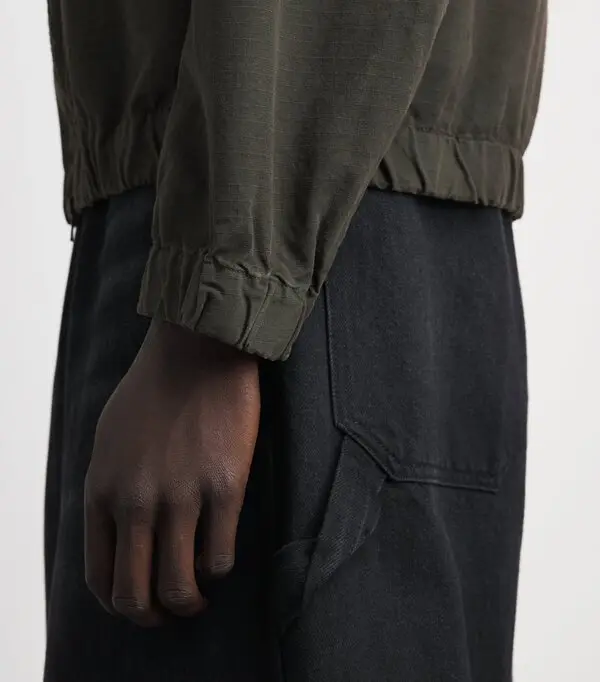 Stone Island Organic Cotton Ripstop Hooded Overshirt