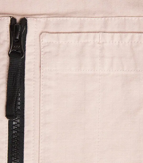 Stone Island Organic Cotton Ripstop Hooded Overshirt