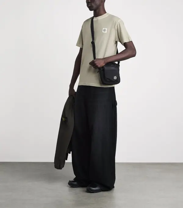 Stone Island Cotton Logo T-shirt - Beige