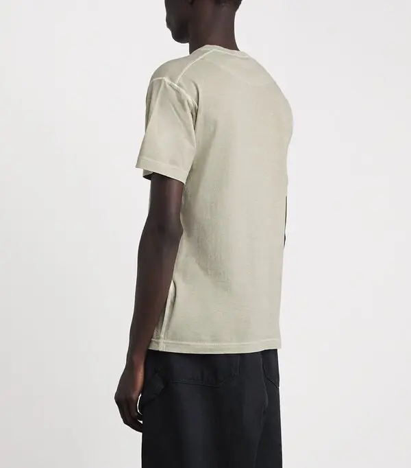 Stone Island Cotton Logo T-shirt - Beige