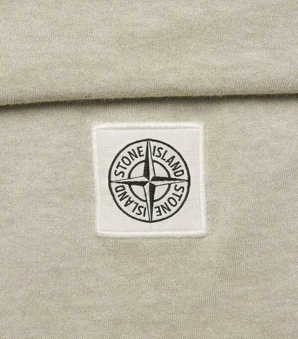 Stone Island Cotton Logo T-shirt - Beige