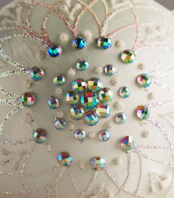 Harrods Crystal-embellished Flower Bauble