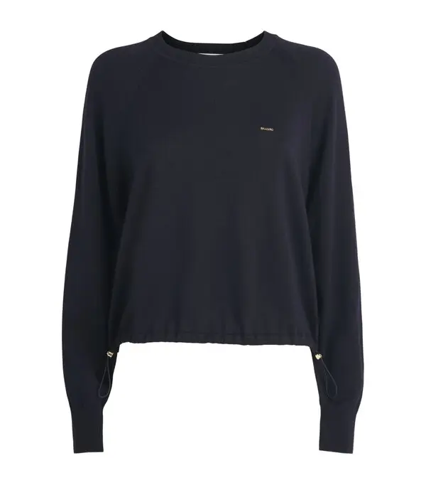 Sandro Wool-blend Logo Sweater