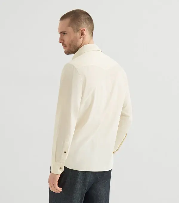 Brunello Cucinelli Cotton Western Shirt