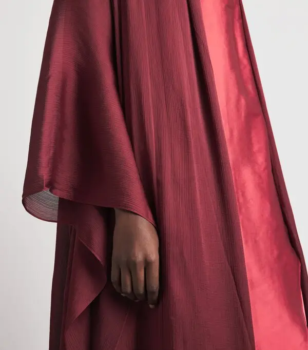 ABADIA Chiffon Bisht Cloak