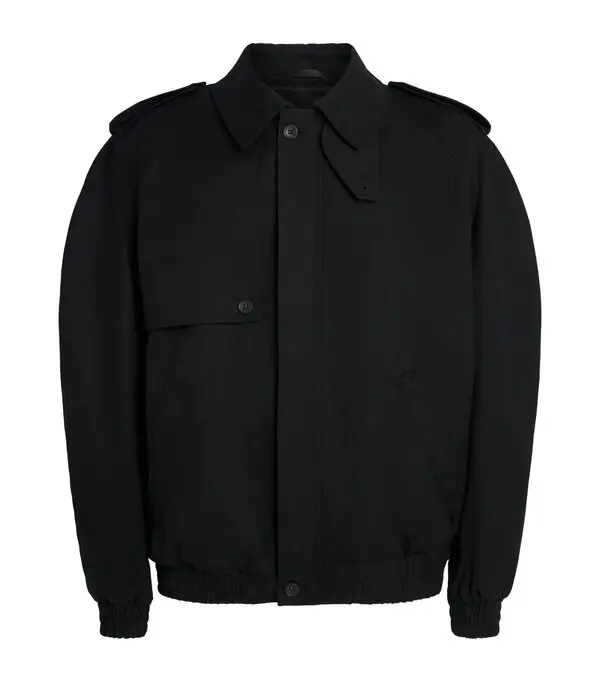 MAISON MARGIELA Cotton Twill Jacket - Black