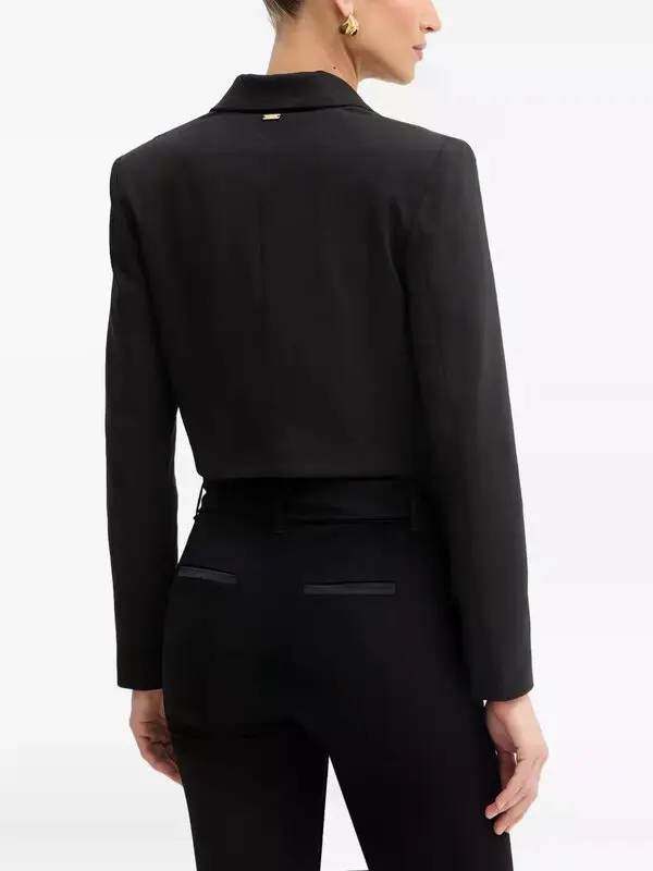 FRACOMINA Logo-detail Cropped Blazer