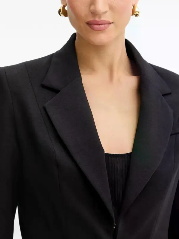 FRACOMINA Logo-detail Cropped Blazer