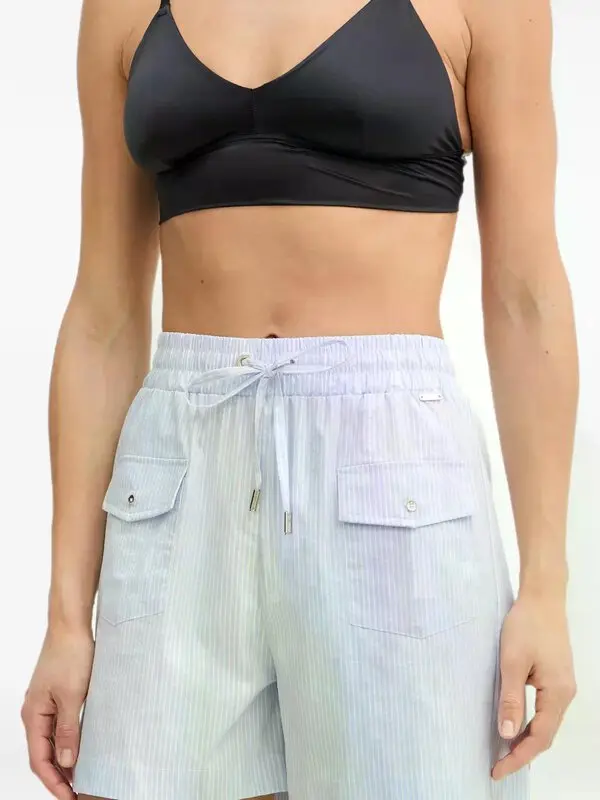 FRACOMINA Striped Drawstring Shorts