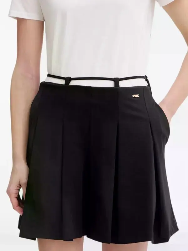 FRACOMINA Pleated Shorts - Black