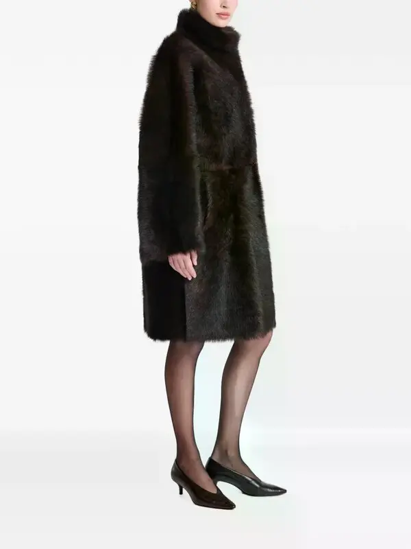 Nour Hammour Blaise Faux Fur Coat