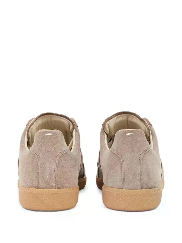 MAISON MARGIELA Replica Panelled Suede Sneakers - Brown