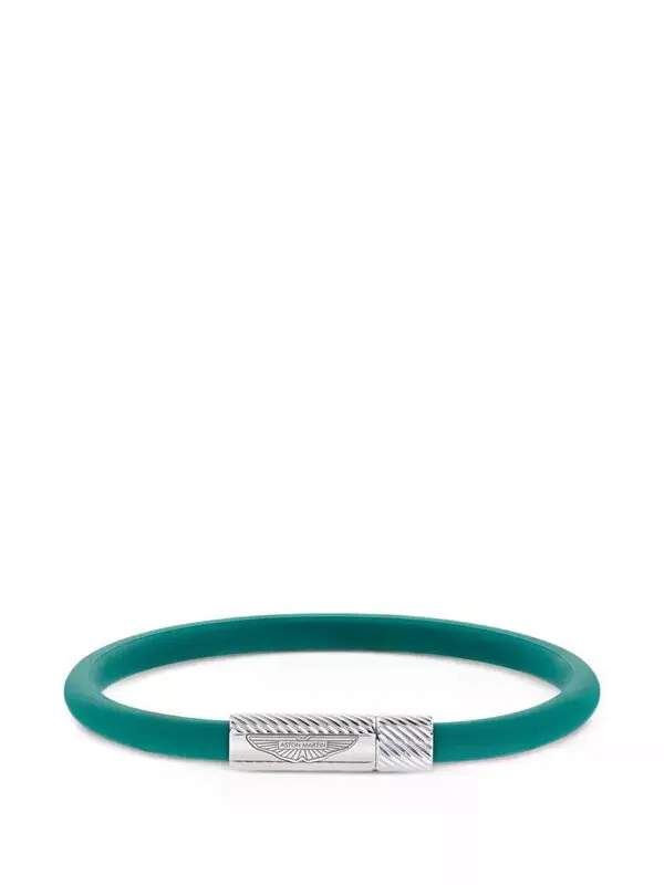 ASTON MARTIN WATCHES Engraved Logo Clasp Bracelet - Silver