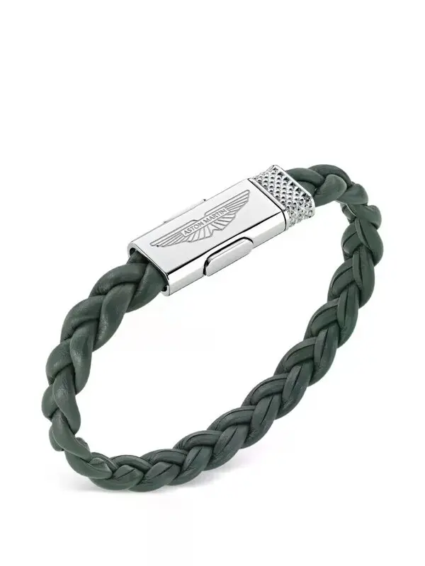 ASTON MARTIN WATCHES Braided Leather Bracelet
