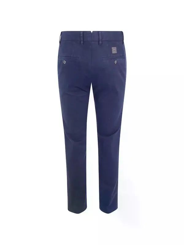 Incotex Cotton Chino Trousers - Blue