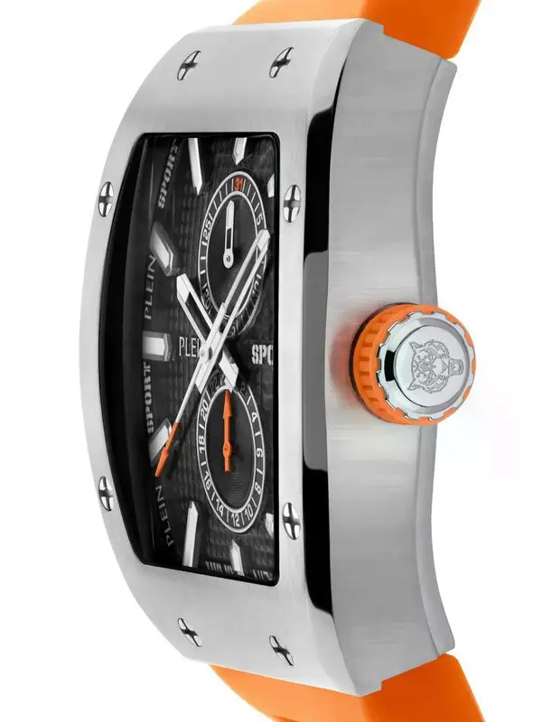 PLEIN SPORT Chronograph Watch With Dial And Orange Strap