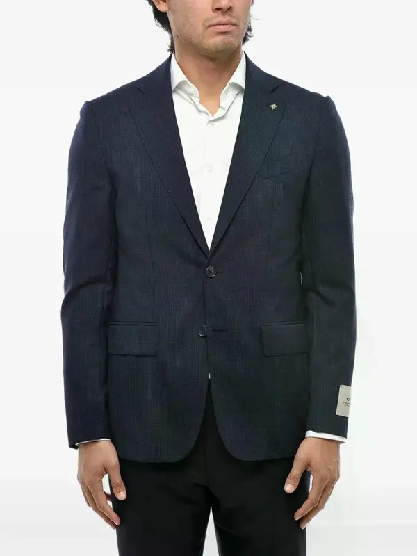 Corneliani Checked Wool Blazer