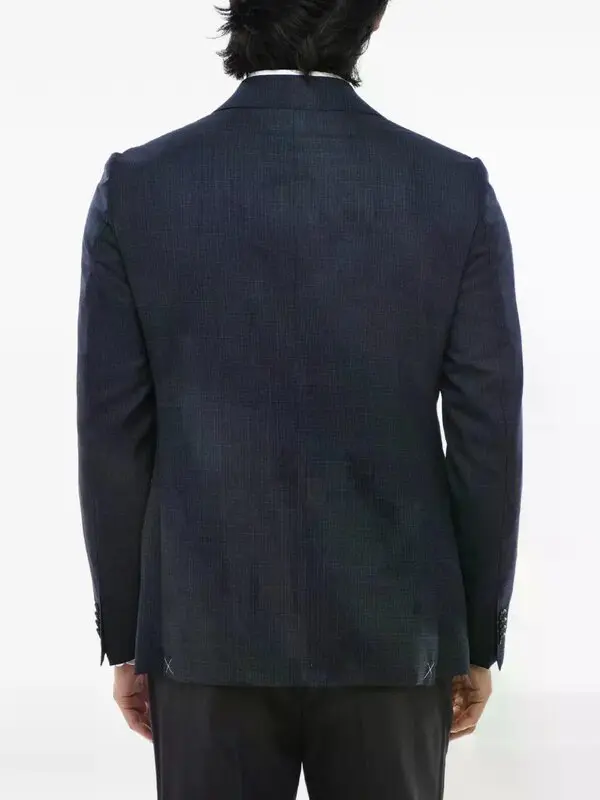 Corneliani Checked Wool Blazer