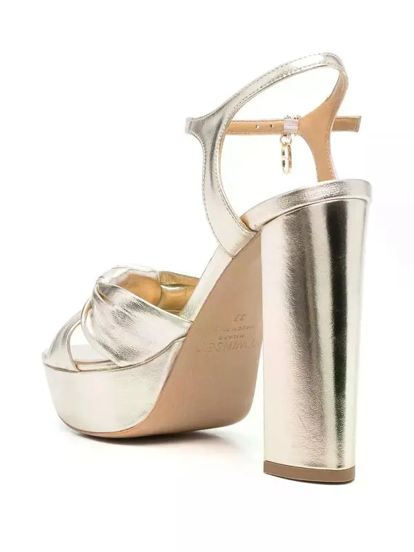 TWINSET 125mm Knot-detail Platform Sandals