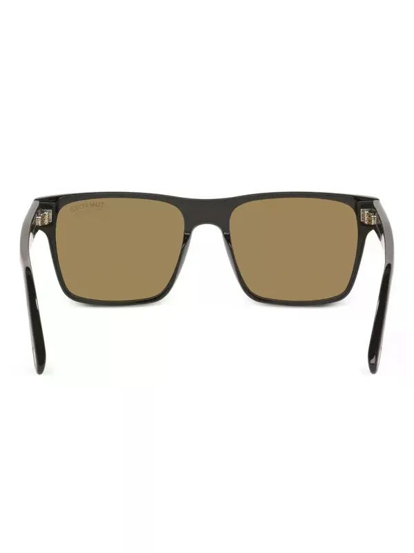 TOM FORD Calder Square Frame Sunglasses - Black