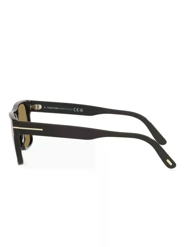 TOM FORD Calder Square Frame Sunglasses - Black