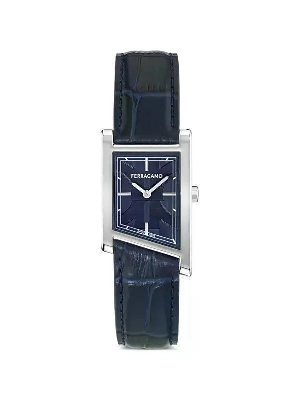 FERRAGAMO Asymétrique 39mm Watch With Dial And Leather Strap