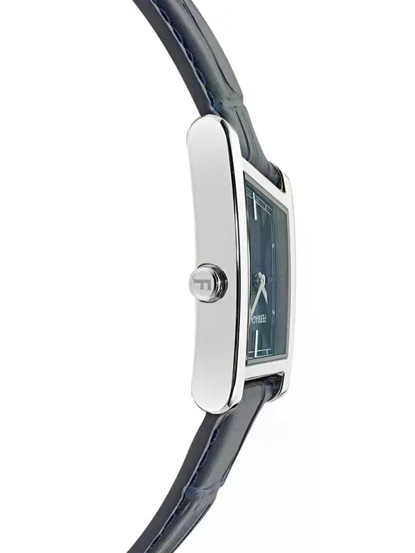 FERRAGAMO Asymétrique 39mm Watch With Dial And Leather Strap