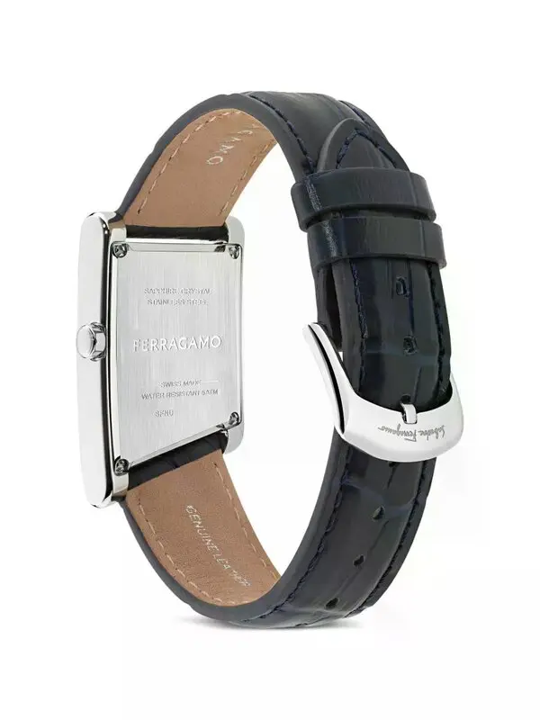 FERRAGAMO Asymétrique 39mm Watch With Dial And Leather Strap