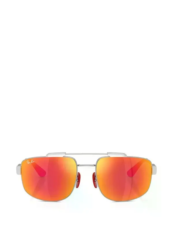 Ray-ban X Scuderia Ferrari Rectangle-frame Sunglasses
