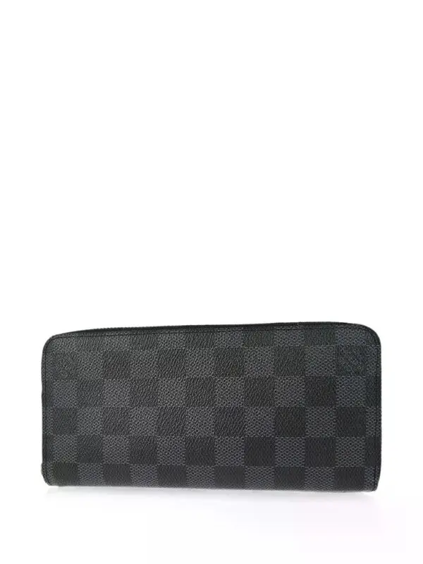 LOUIS VUITTON 2015 Damier Graphite Zippy Wallet