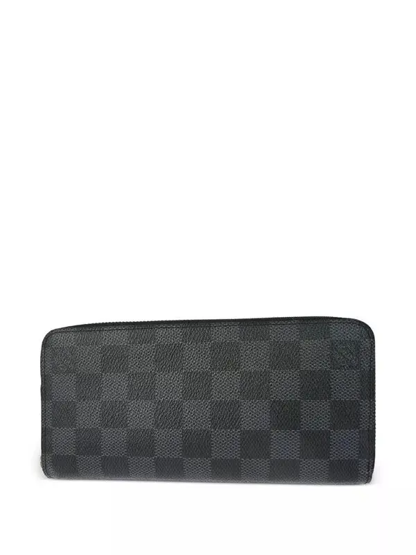 LOUIS VUITTON 2015 Damier Graphite Zippy Wallet - Black