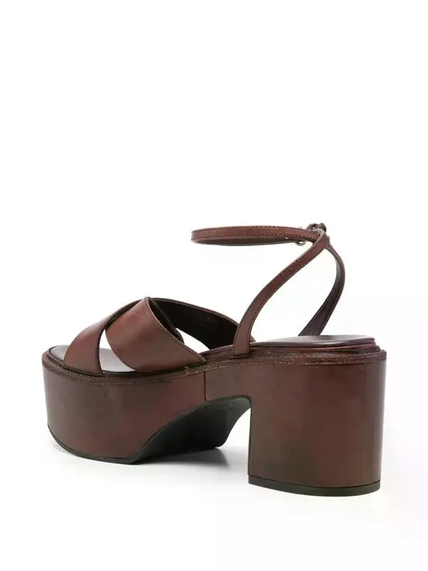 Miu Miu Criss-cross Platform Sandals