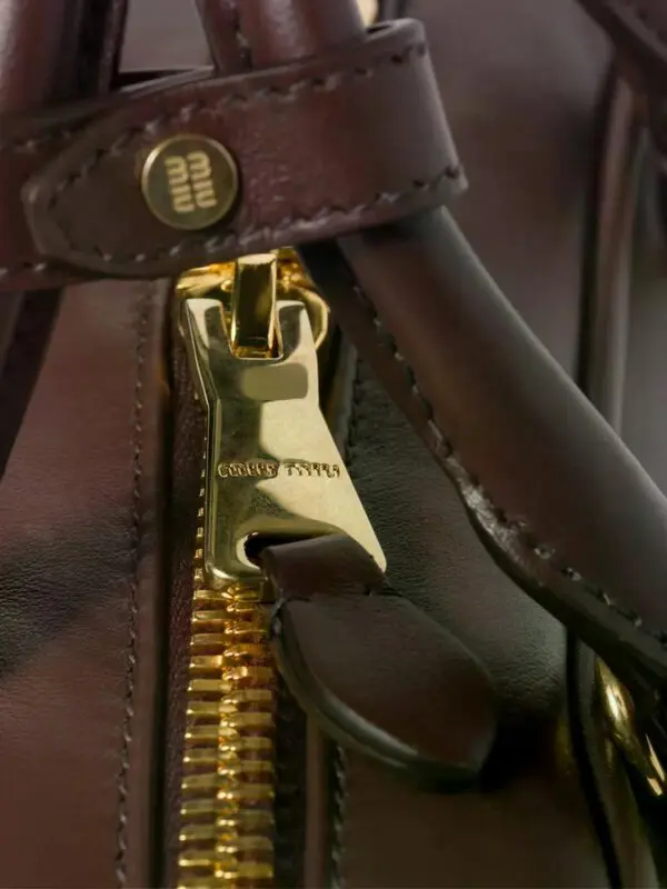 Miu Miu Arcadie Logo Detail Tote Bag