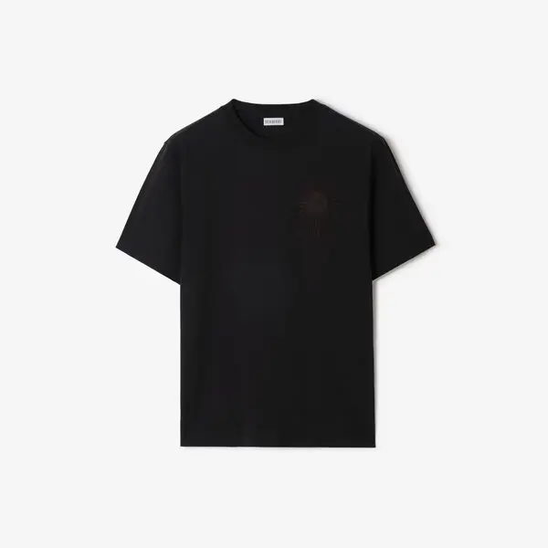 Burberry Sun Cotton T-shirt - Black