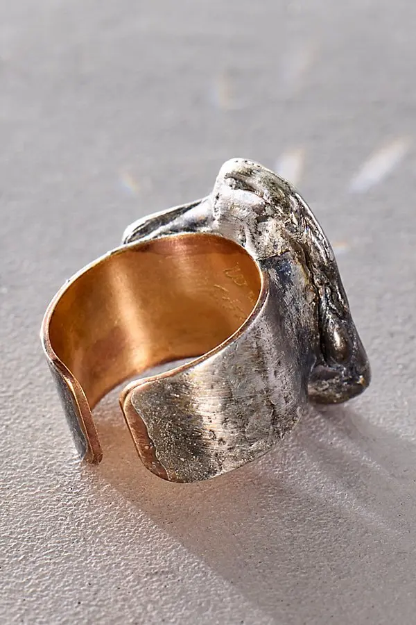 MIKAL WINN Crystal And Stone Statement Ring