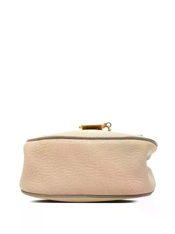 Chloé 2016 Nano Grained Calfskin Drew Crossbody Bag - Brown