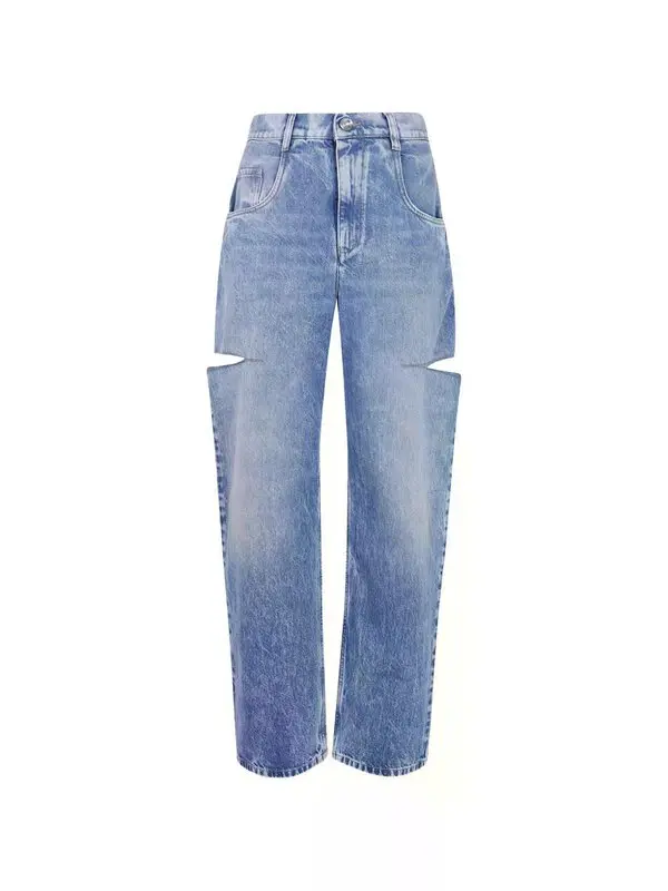MAISON MARGIELA Cut-out Straight-leg Jeans