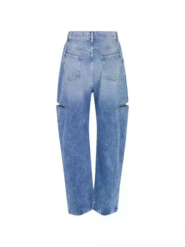 MAISON MARGIELA Cut-out Straight-leg Jeans
