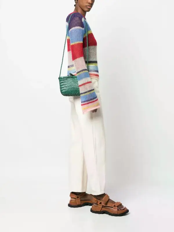 Dragon Diffusion Small Grace Leather Basket Bag