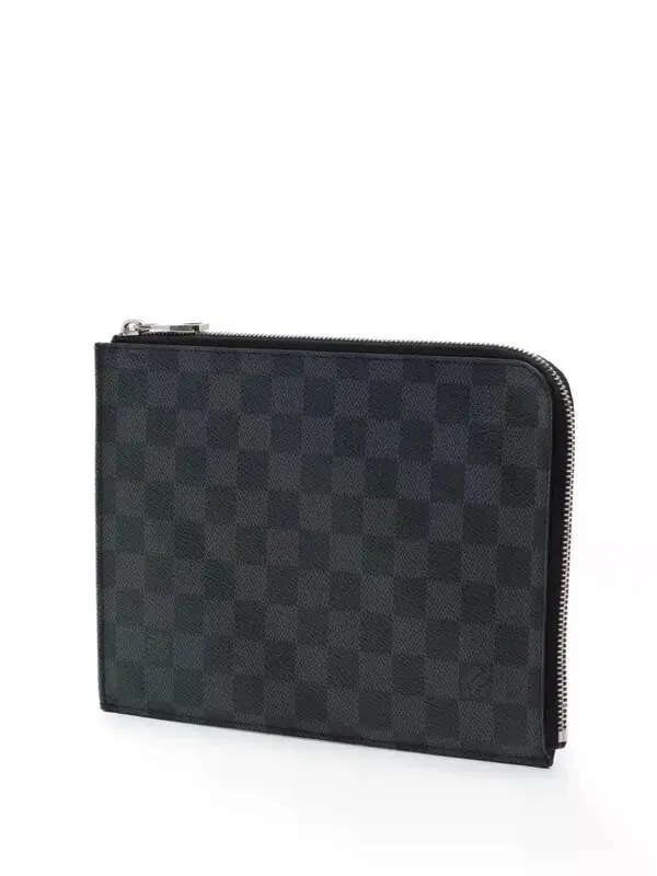 LOUIS VUITTON Damier Graphite Pochette Jour Pm Clutch Bag