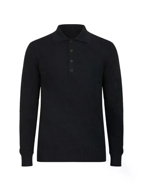 PAOLO PECORA Textured Polo Shirt